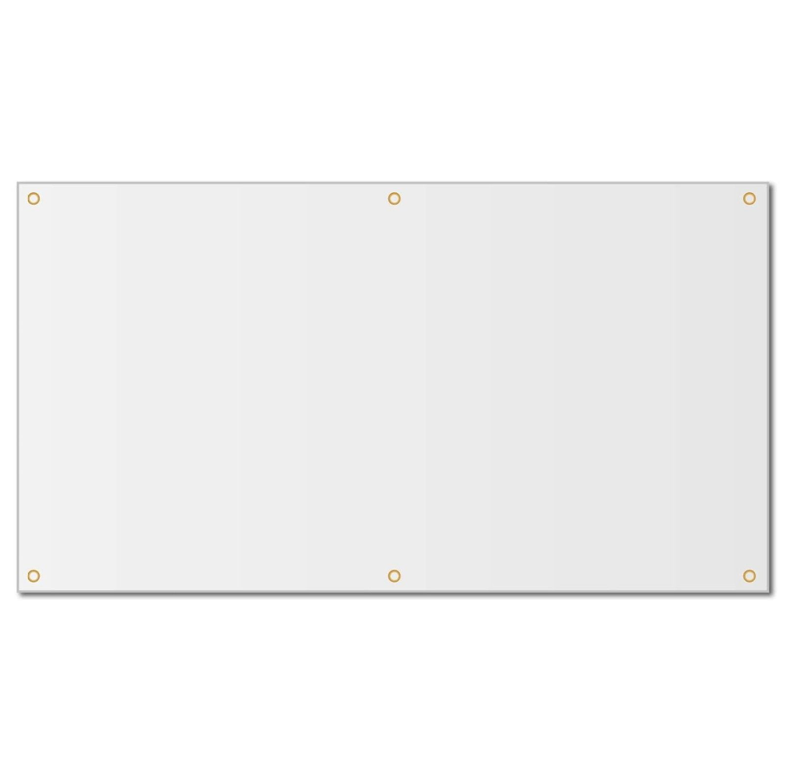 SarCQg - Blank White Vinyl Banner Sign with Grommets (3'x4') - Walmart.com