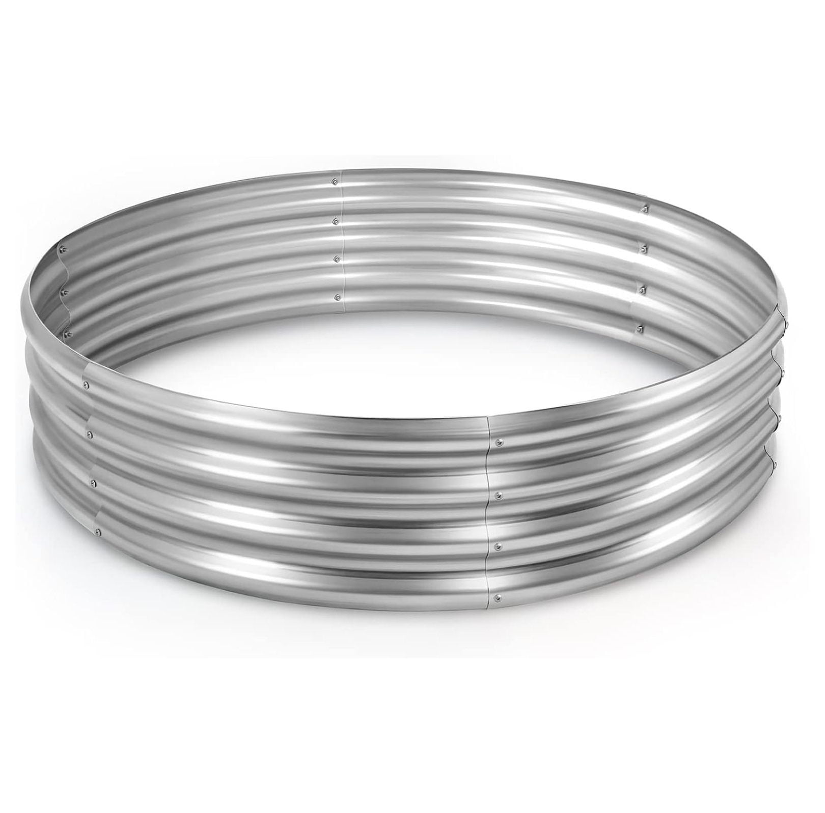 SarCQg Galvanized Raised Garden Bed Kit, Galvanized Planter Raised ...