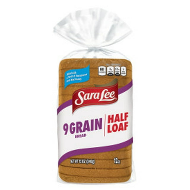 Sara Lee 9 Grain Half Loaf Bread, 12 oz - Walmart.com