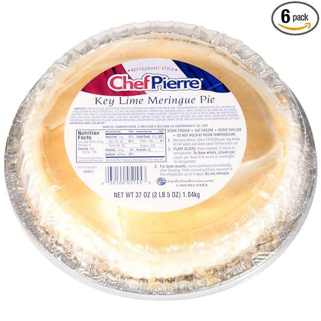 Sara Lee Chef Pierre Key Lime Meringue Pie, 10 inch -- 6 per case ...