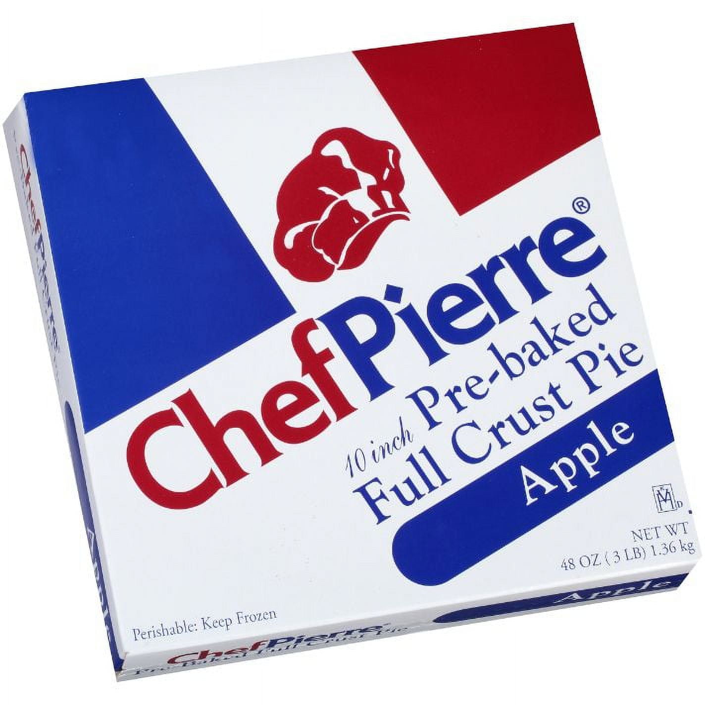 Sara Lee Chef Pierre Pre Baked Apple Full Crust Pie, 10 inch 48oz (PACK ...