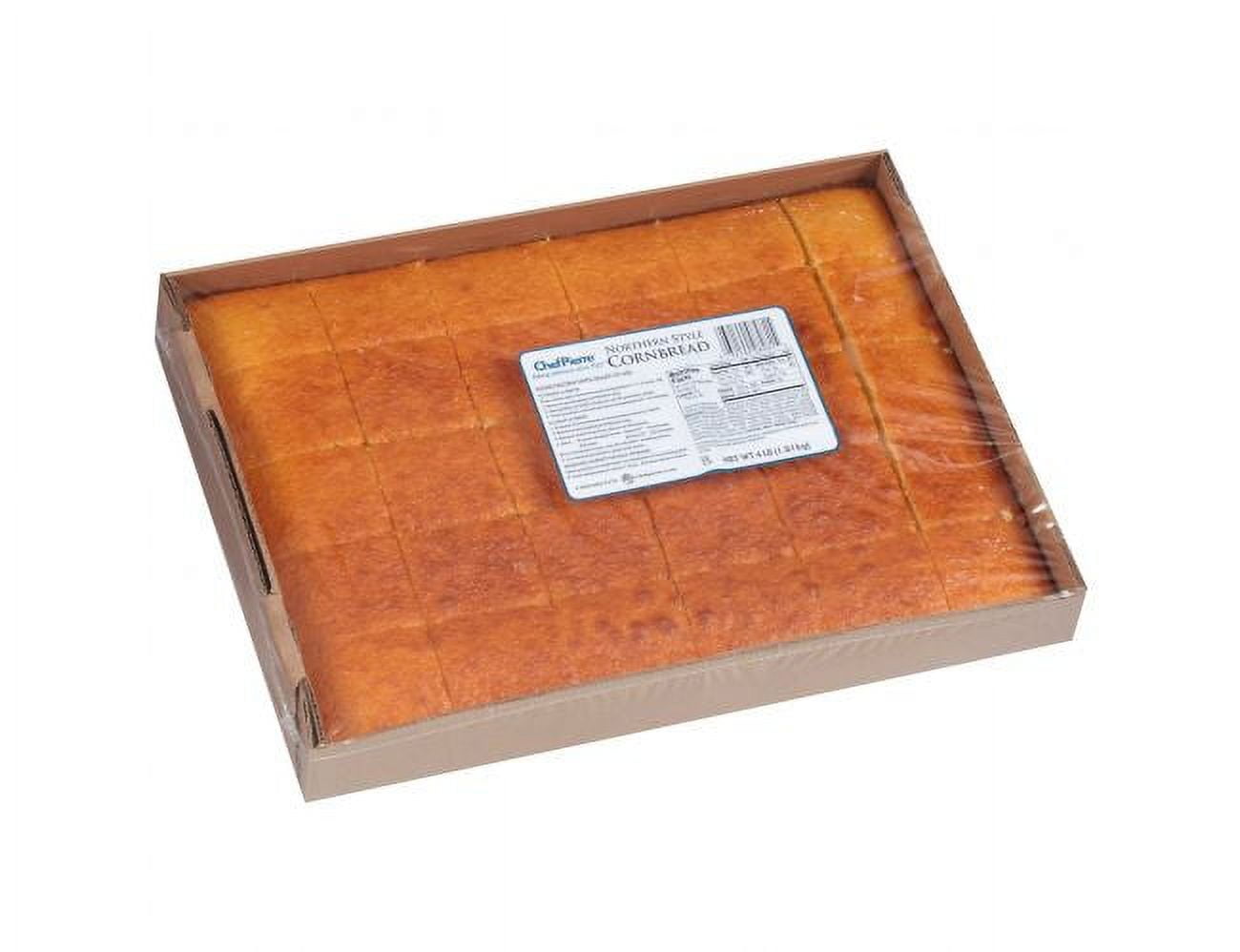 Sara Lee Chef Pierre Northern Style Cornbread, Pre Cut, 12 x 16 inch, 4 ...