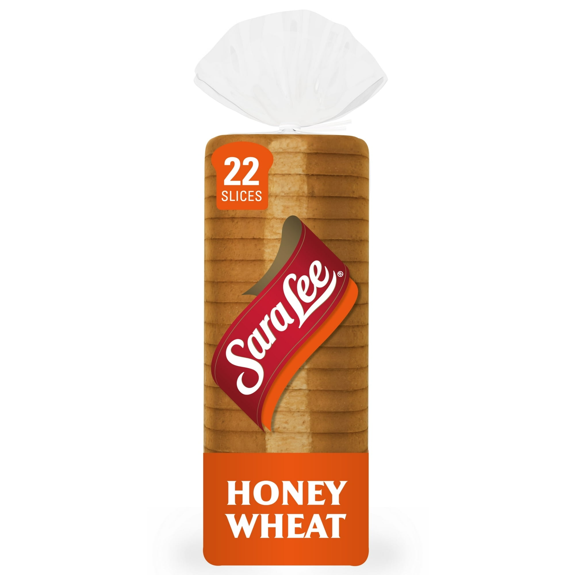 Sara Lee Honey Wheat Bread, 20 oz, Soft Pre-sliced Wheat Bread, Bag ...