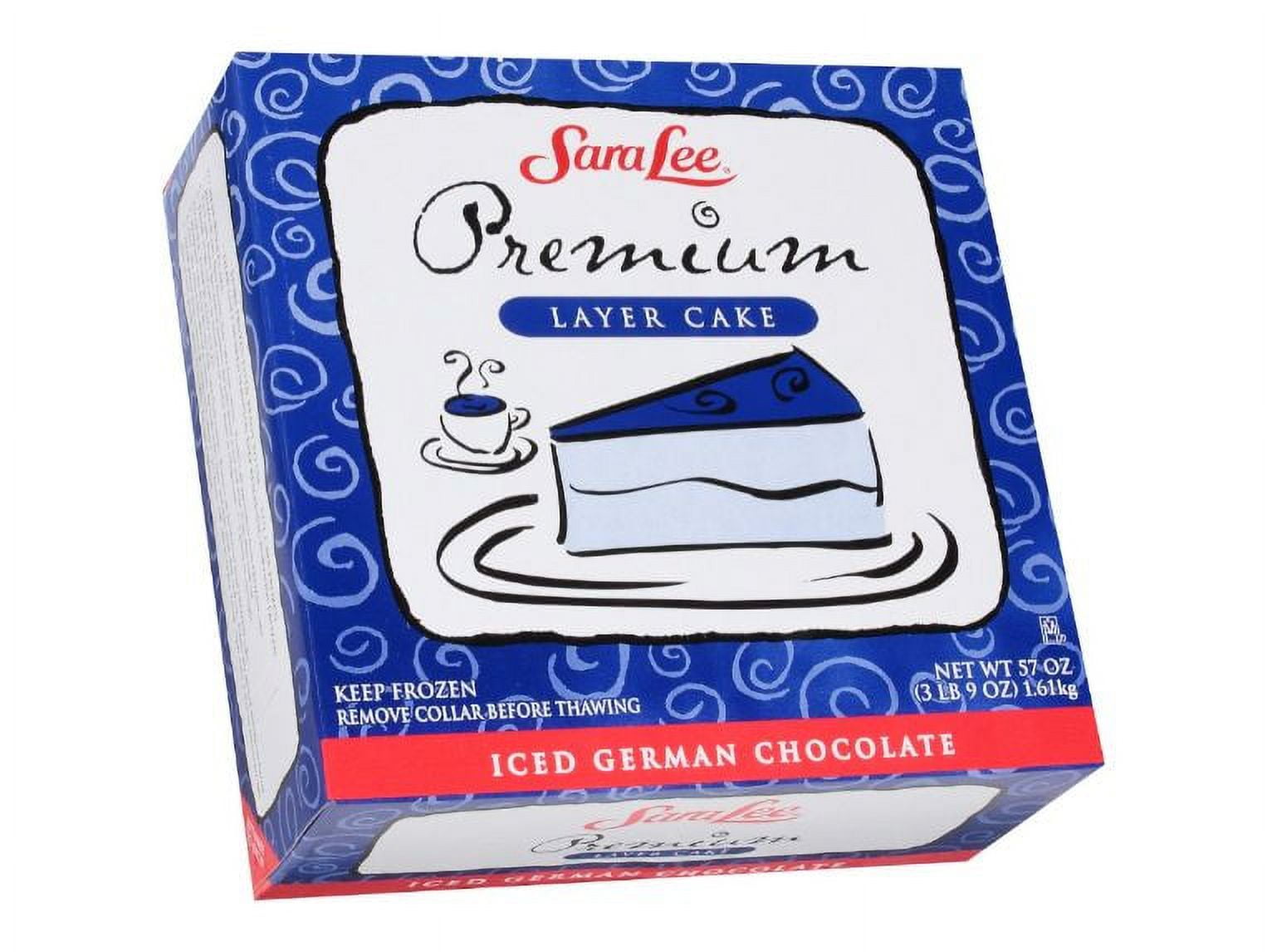 Sara Lee Premium Iced German Chocolate Layer Cake 9inch 3.562lbs (PACK ...