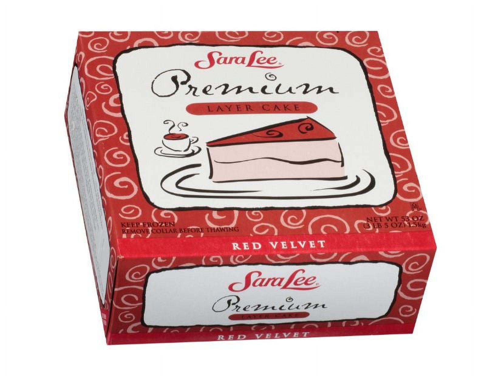 Sara Lee Premium Red Velvet Layer Cake 3.312lbs (PACK OF 4) - Walmart.com