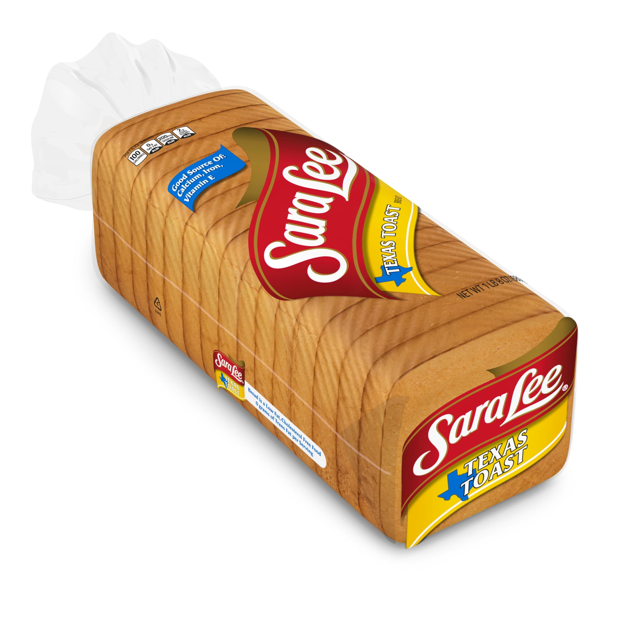 Sara Lee Texas Toast Bread, 24 oz, Plain White Bread, Bag - Walmart.com