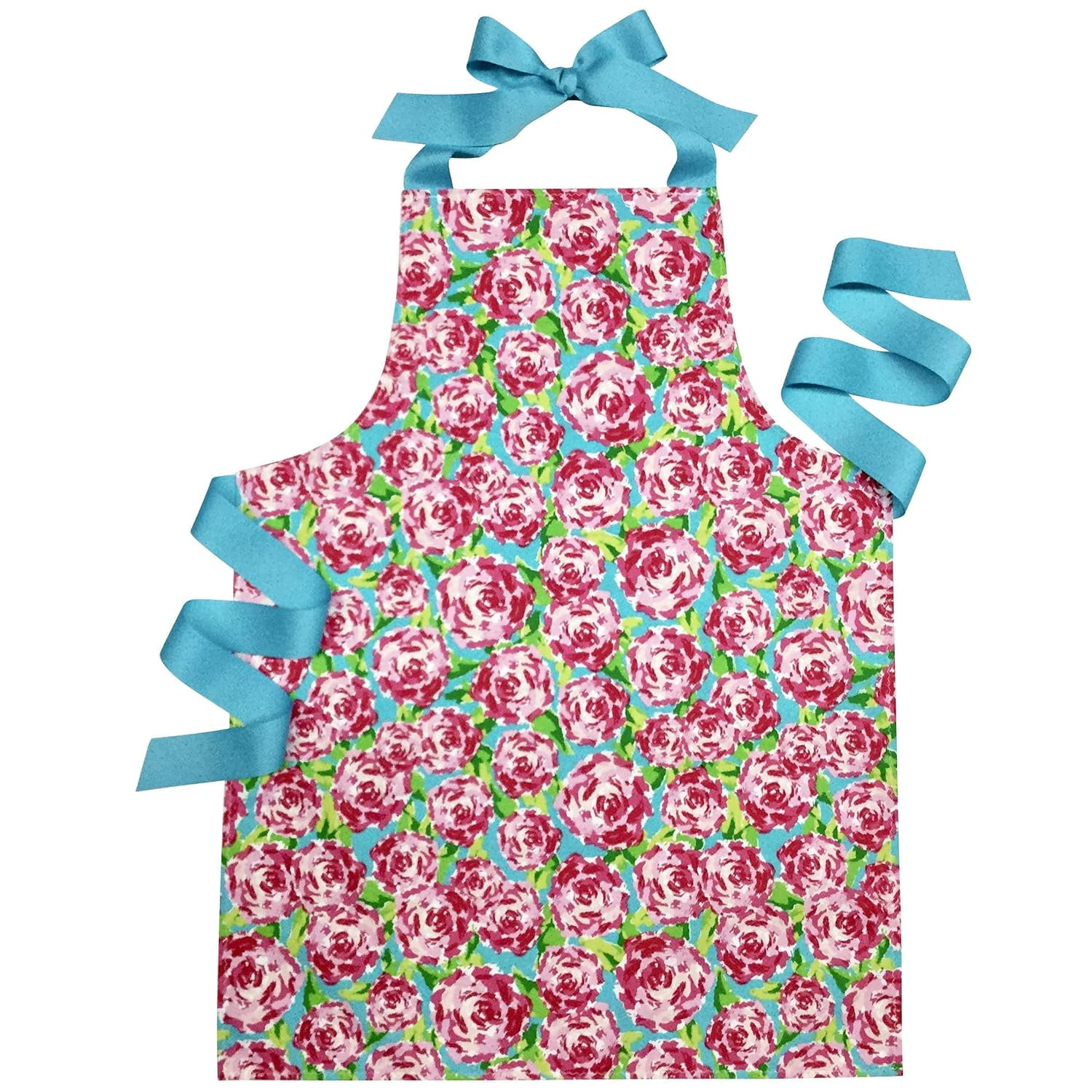 Sara Sews Handmade Pink Preppy Rose Tween Girl Apron Gift for Kitchen ...