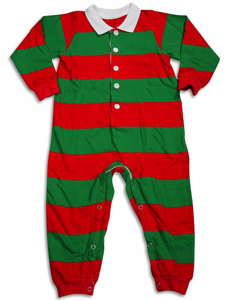 Sara's Prints Baby Boys' Rugby Stripe Coverall Playsuit Pajamas Cozy ...