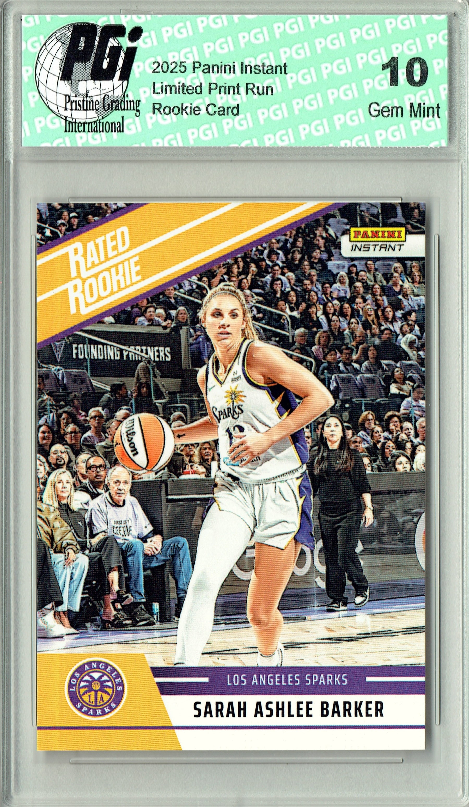 Sarah Ashlee Barker 2025 WNBA Panini Instant #RRR17 Retro Rated Rookie ...