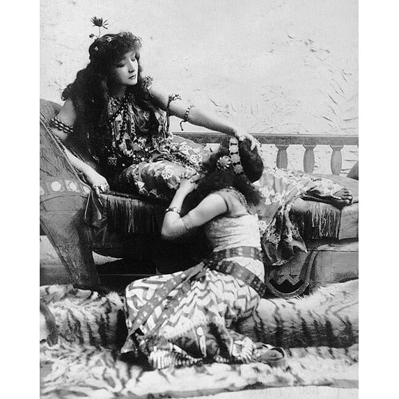 Sarah Bernhardt Reclining Pose 1891 Style - A - 20x30 Inch Glossy ...