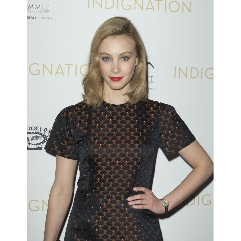 Sarah Gadon At Arrivals For Indignation Premiere Museum Of Modern Art ...