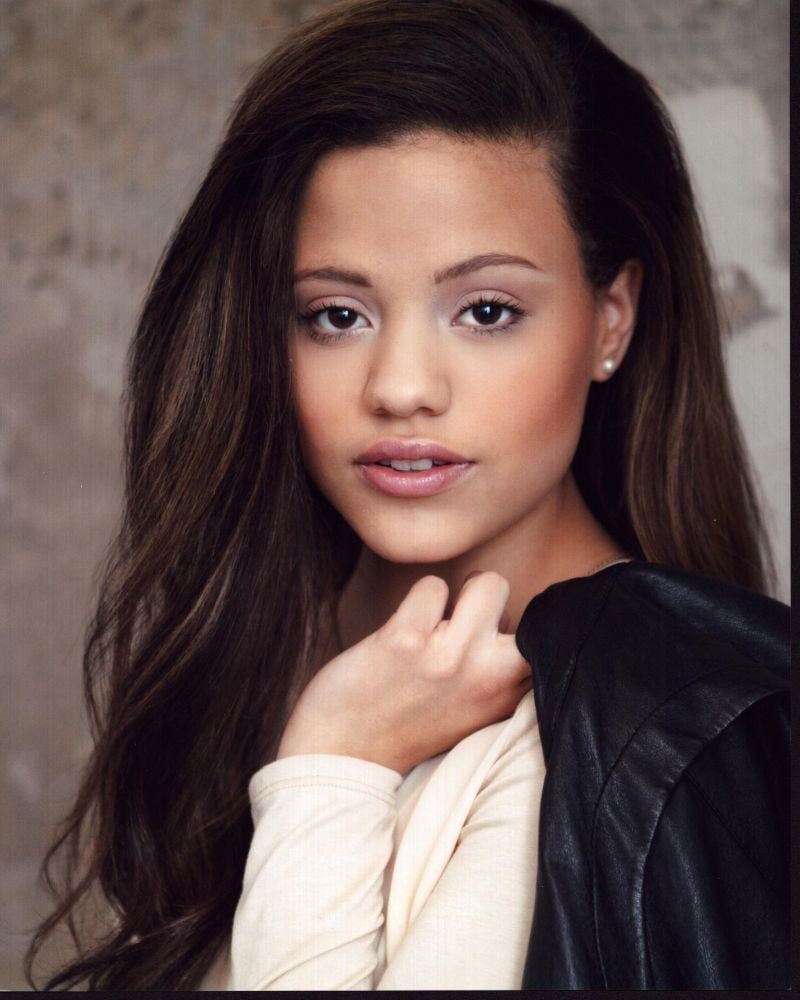 Sarah Jeffery With Leather Jacket Over Shoulder Photo Print (16 x 20 ...