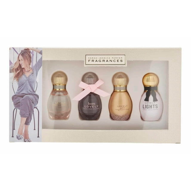 Lovely by SJP, Perfume for Women, Sarah Jessica Parker 4 Piece EDP Mini ...