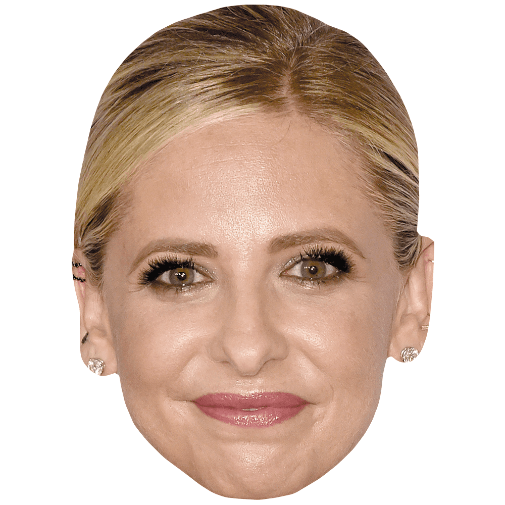 Sarah Michelle Gellar (Hair Up) Flat Cardboard Face - Walmart.com