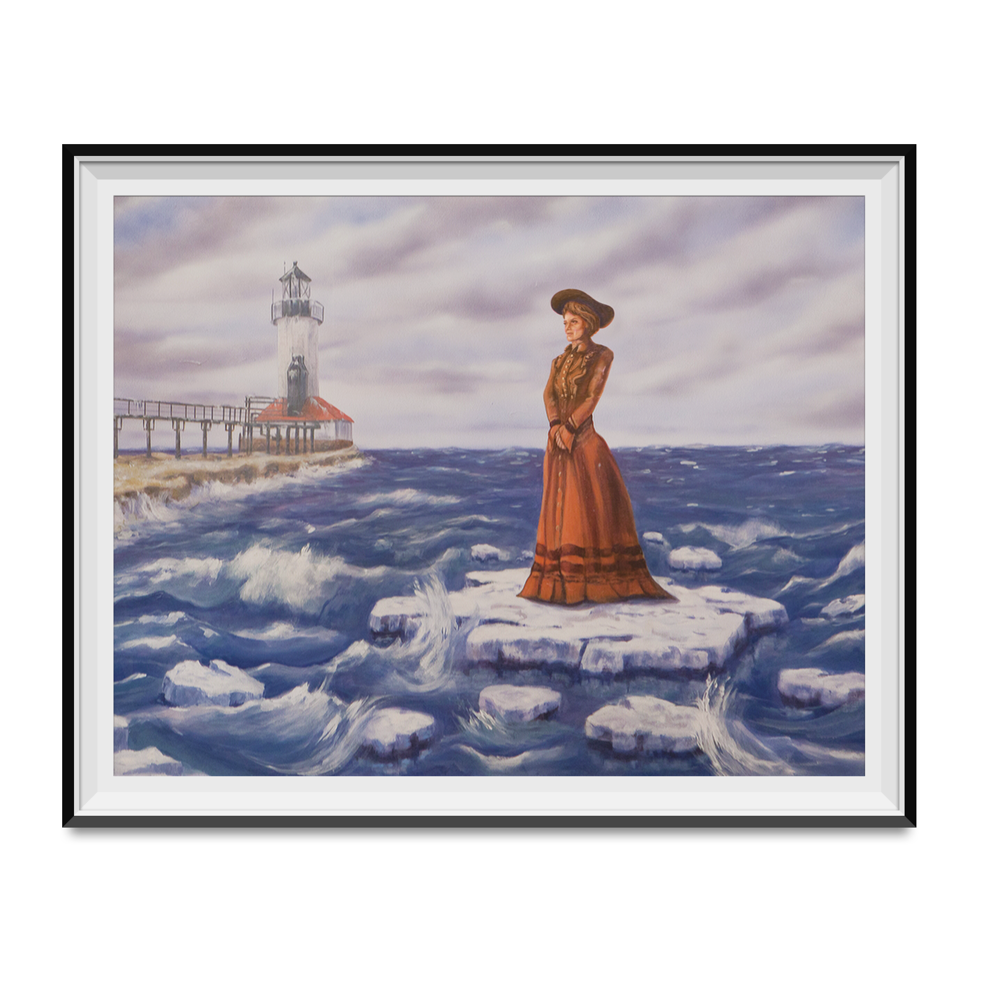 Sarah Nelson Quindle Portrait Painting Poster - 11" x 17" - Walmart.com