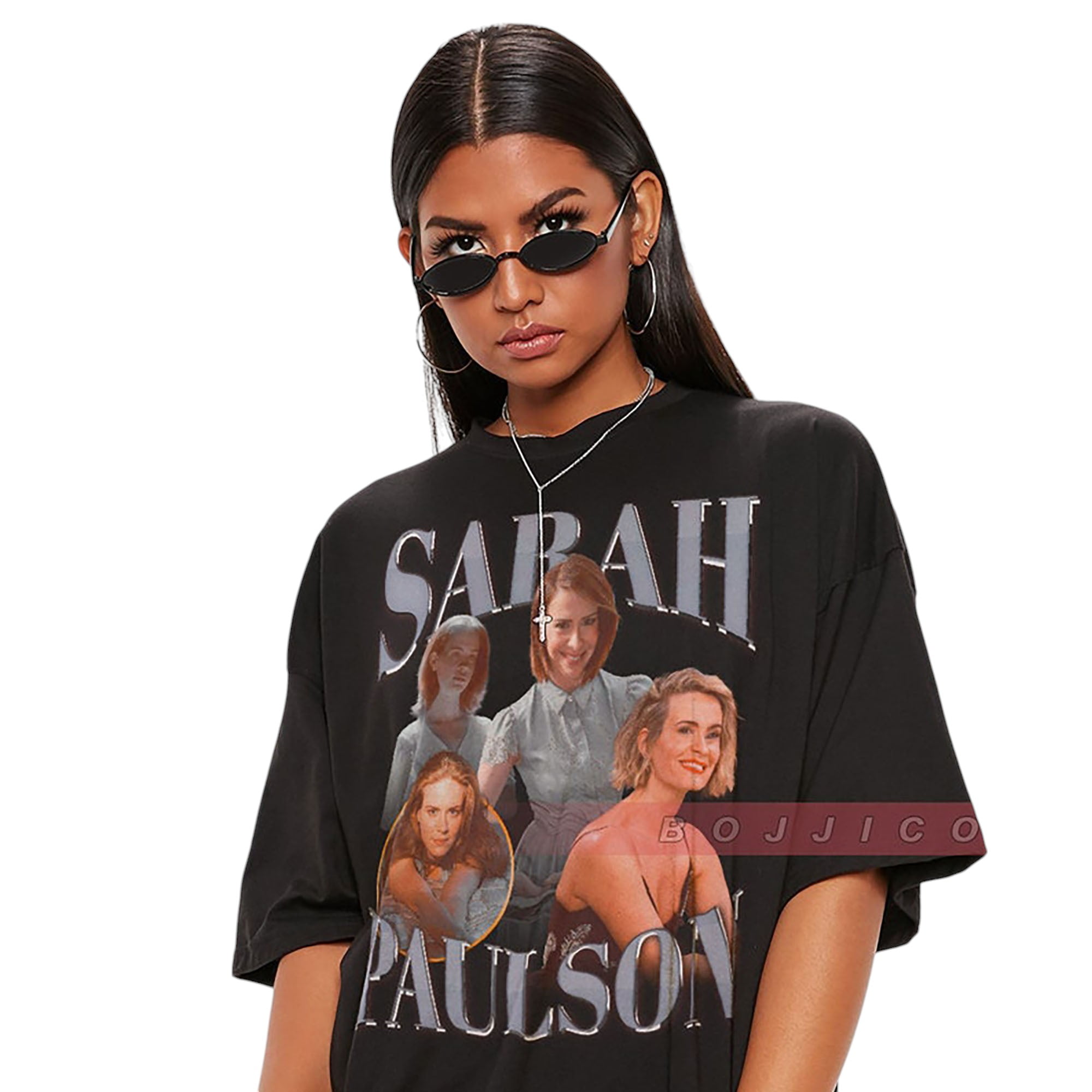 Sarah Paulson Retro Unisex Classic 2D T-Shirt - Rap Music Rachet ...