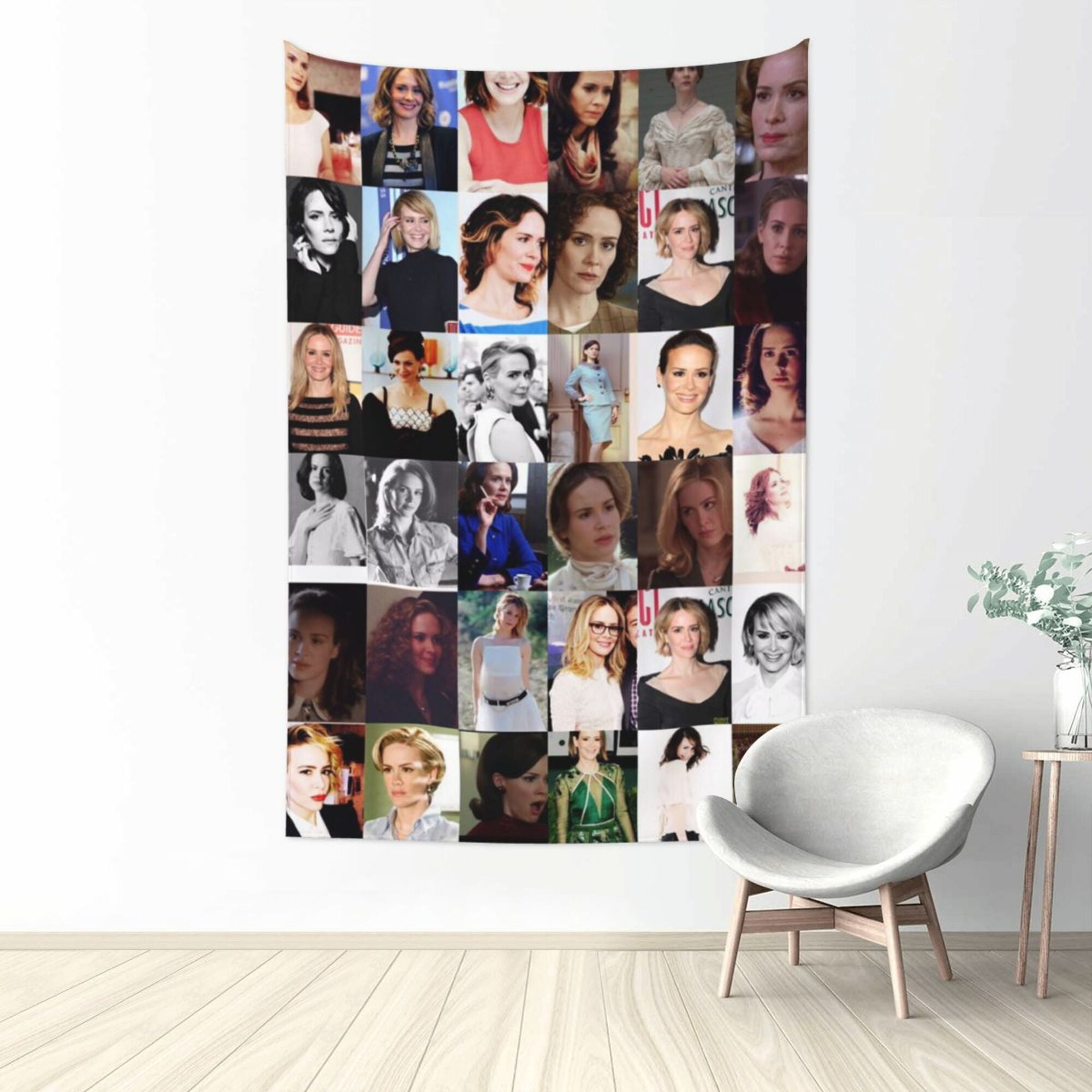 Sarah Paulson Tapestry Poster Printing Wall Hanging Tapestries Wall Art ...