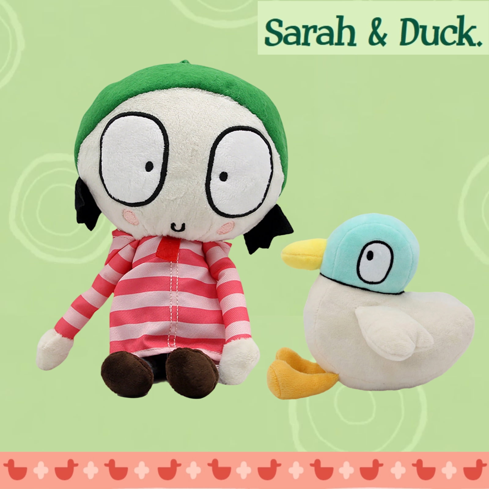 Sarah and Duck Plushies - 11.81'' Soft Movie - Themed Toys for ...