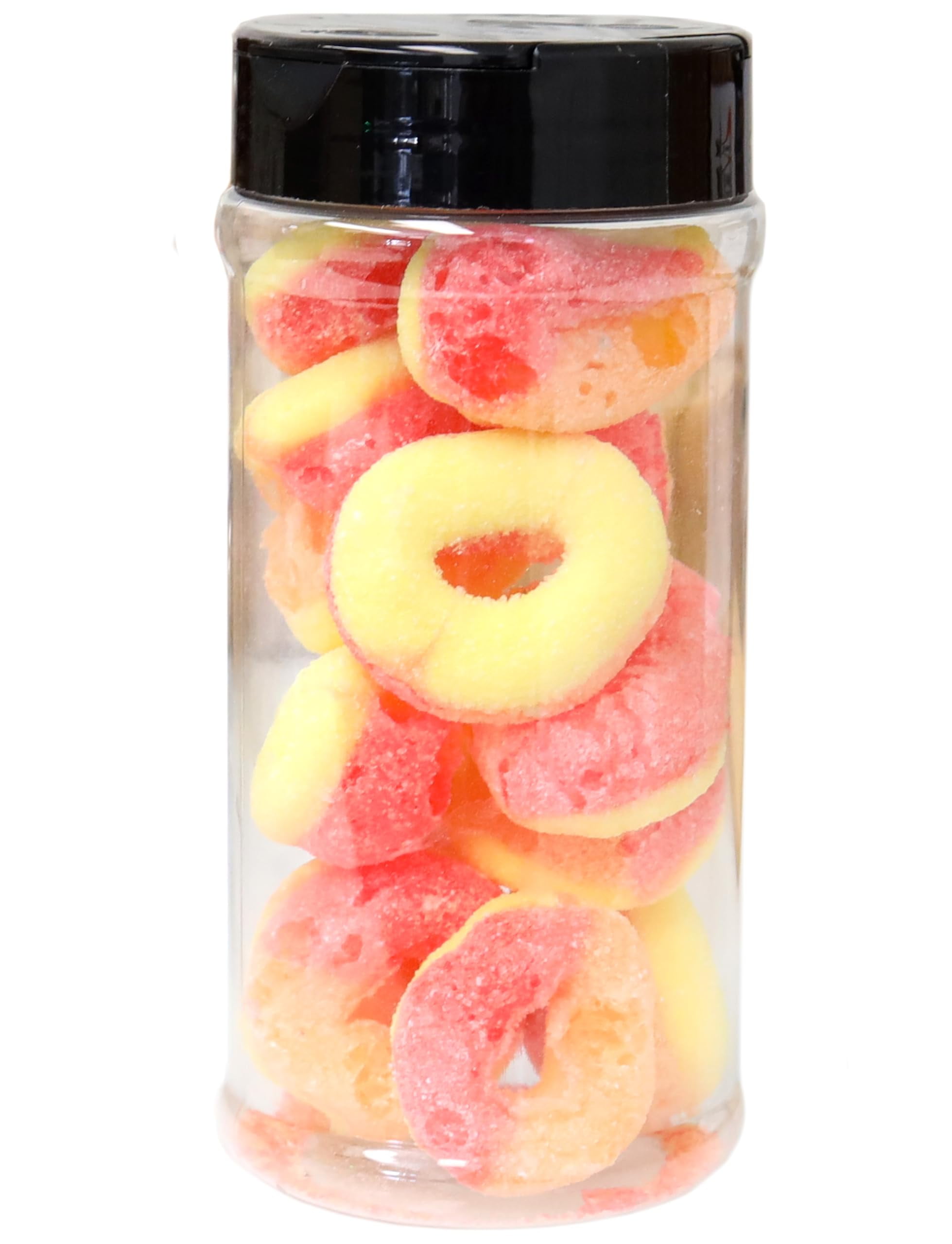 Sarah's Candy Factory Freeze-Dried Peach HYZ01 Rings Candy - Crunchy ...