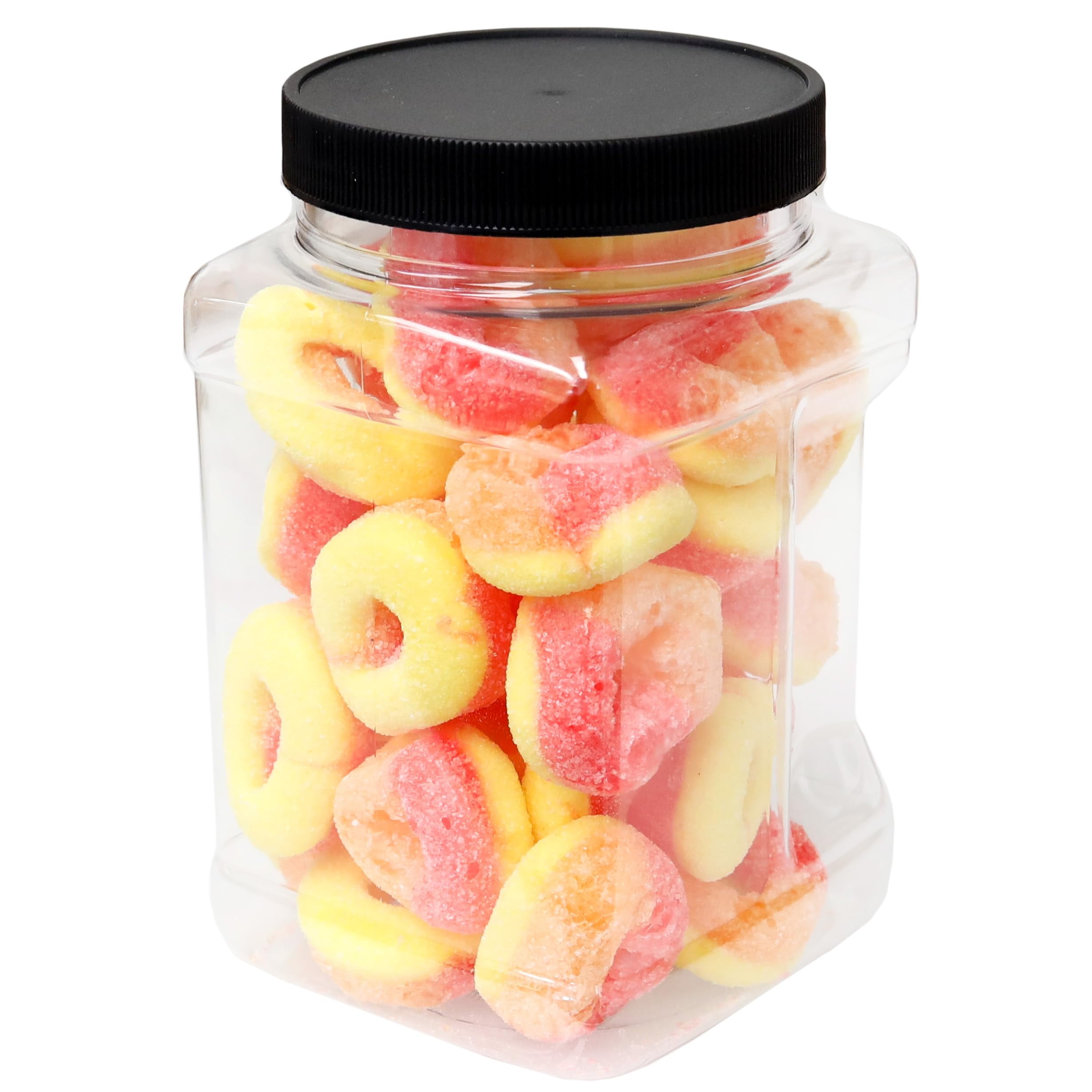 Sarah's Candy Factory Freeze-Dried YPF5 Peach Rings Candy - Crunchy ...