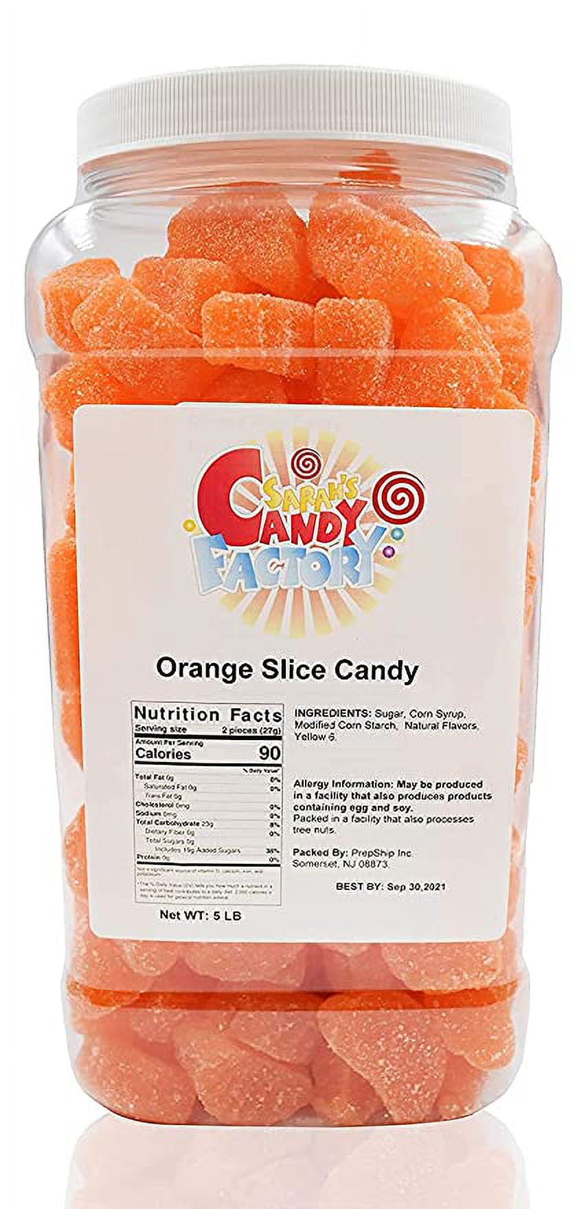 Sarah's Candy Factory Orange Slice Candy (5 Lbs in Jar) - Walmart.com