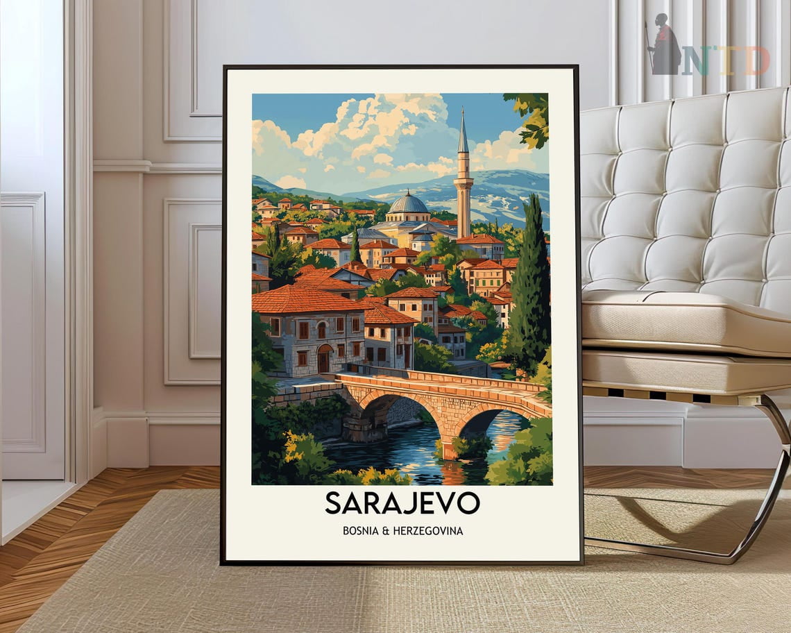 Sarajevo Poster, Sarajevosarajevo Print, Sarajevo Photo, Sarajevo ...