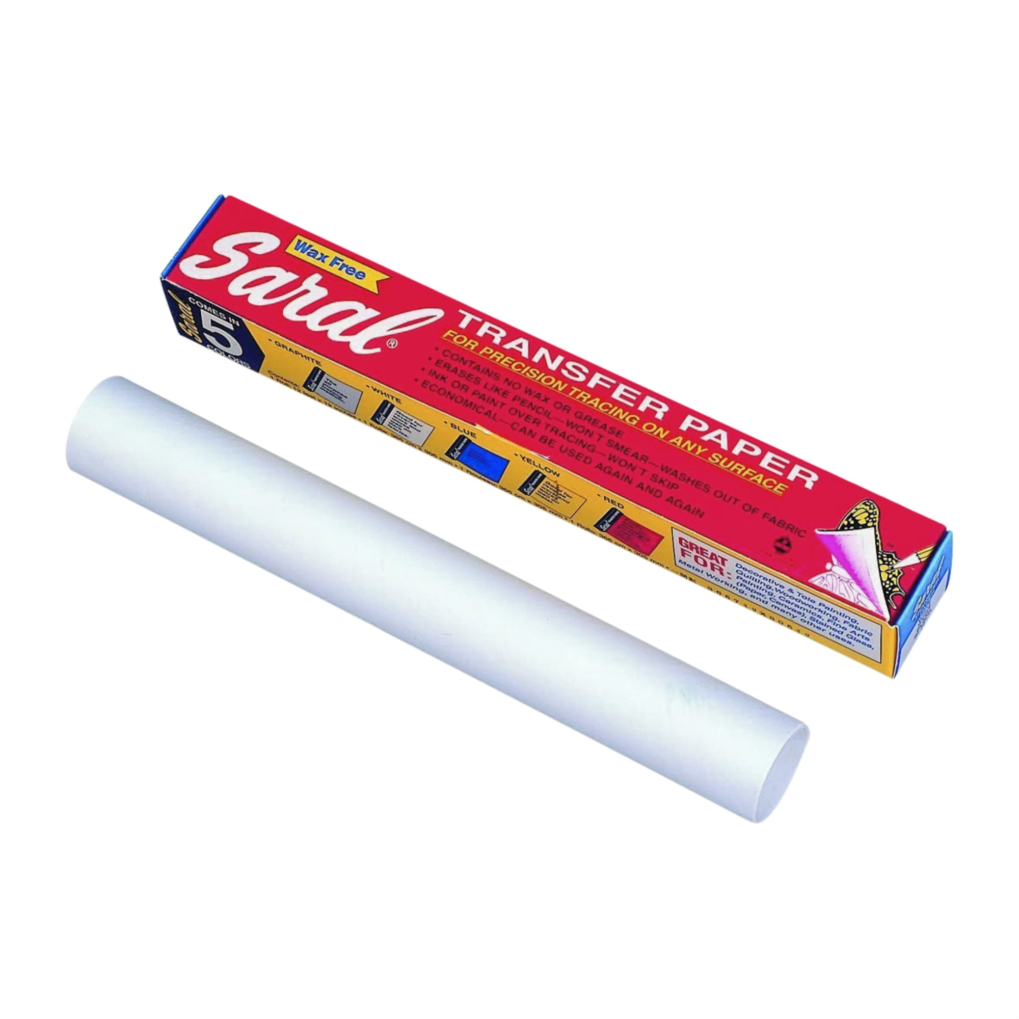Saral Transfer Paper, White, 12" x 12 ft. Roll - Walmart.com