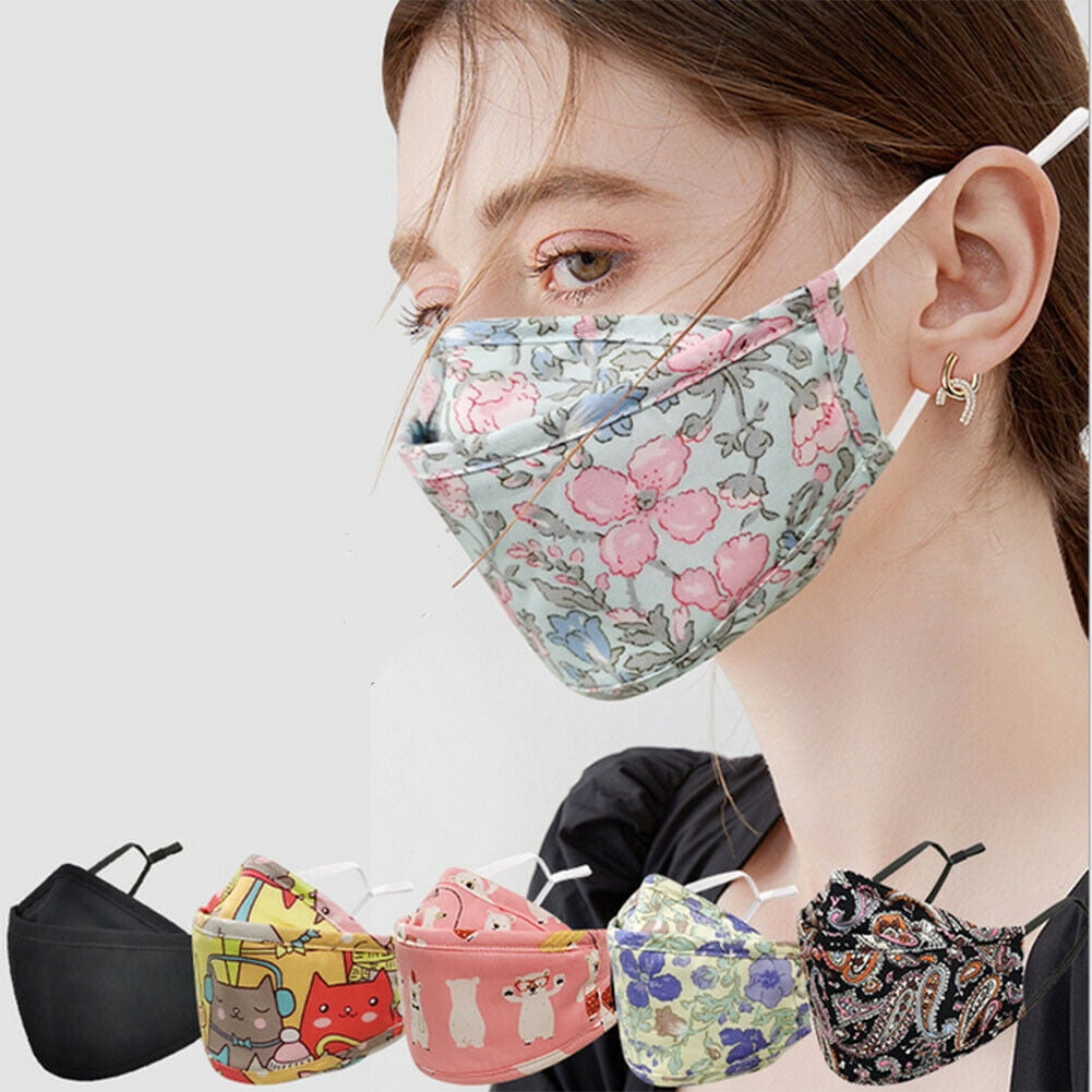 Saraliny7 Washable Unisex Adult Face Mask Cloth Breathable 1PCS ...