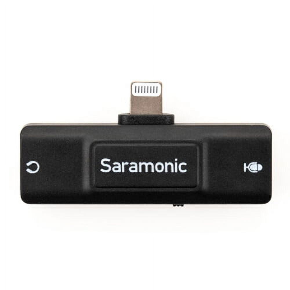 Saramonic SR-EA2D Lightning Audio Interface w/ 3.5mm TRS or TRRS Mic ...