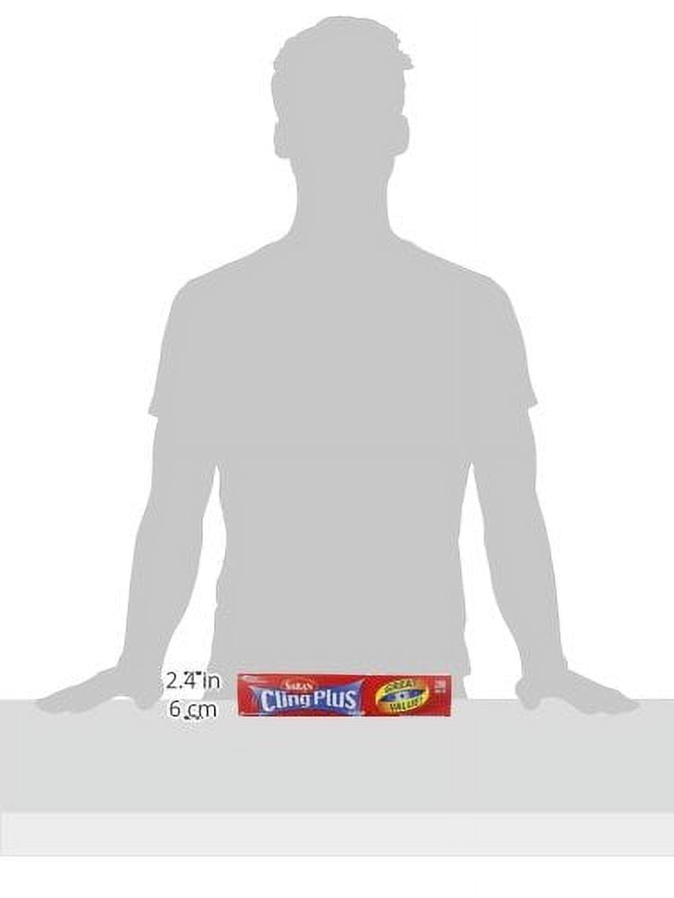 Saran Cling Plus Plastic Wrap, 200 Sq Ft, 1 Count (Pack of 1) - Walmart.com