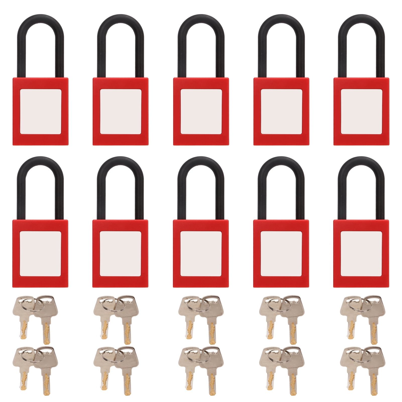 Sarapandan 10PCS Nylon Beam Lockout Tags for Electric Power & Chemical ...