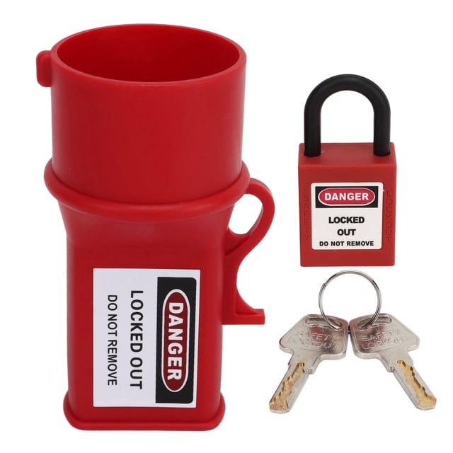 Sarapandan 2in Plug Lock, Safety Padlock with Keys for Secure Lockout ...