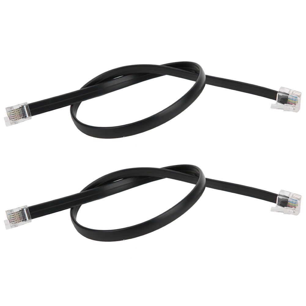 Sarapandan 2x 40mm RJ25 6PIN Right Angle Sensor Cables with Dual ...