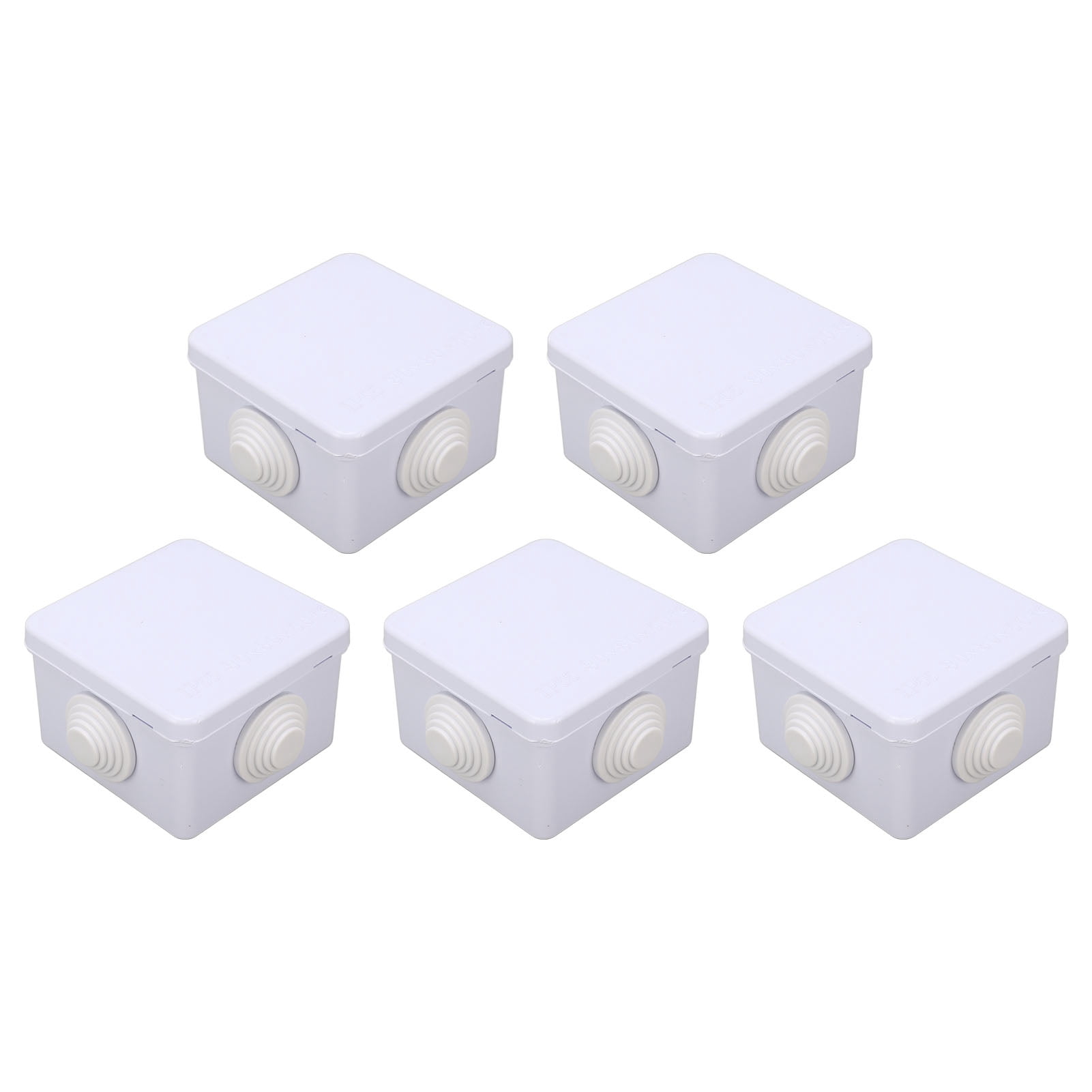 Sarapandan 5PCS Plastic Enclosures with Rubber Plug, IP55 Rated ...