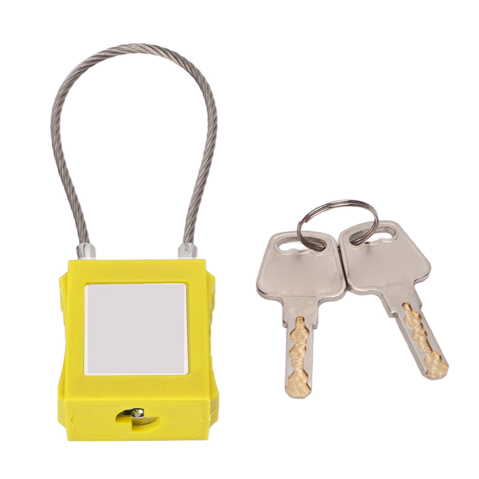 Sarapandan 85mm Steel Safety Padlock with 2 Keys for Equipment Lockout ...