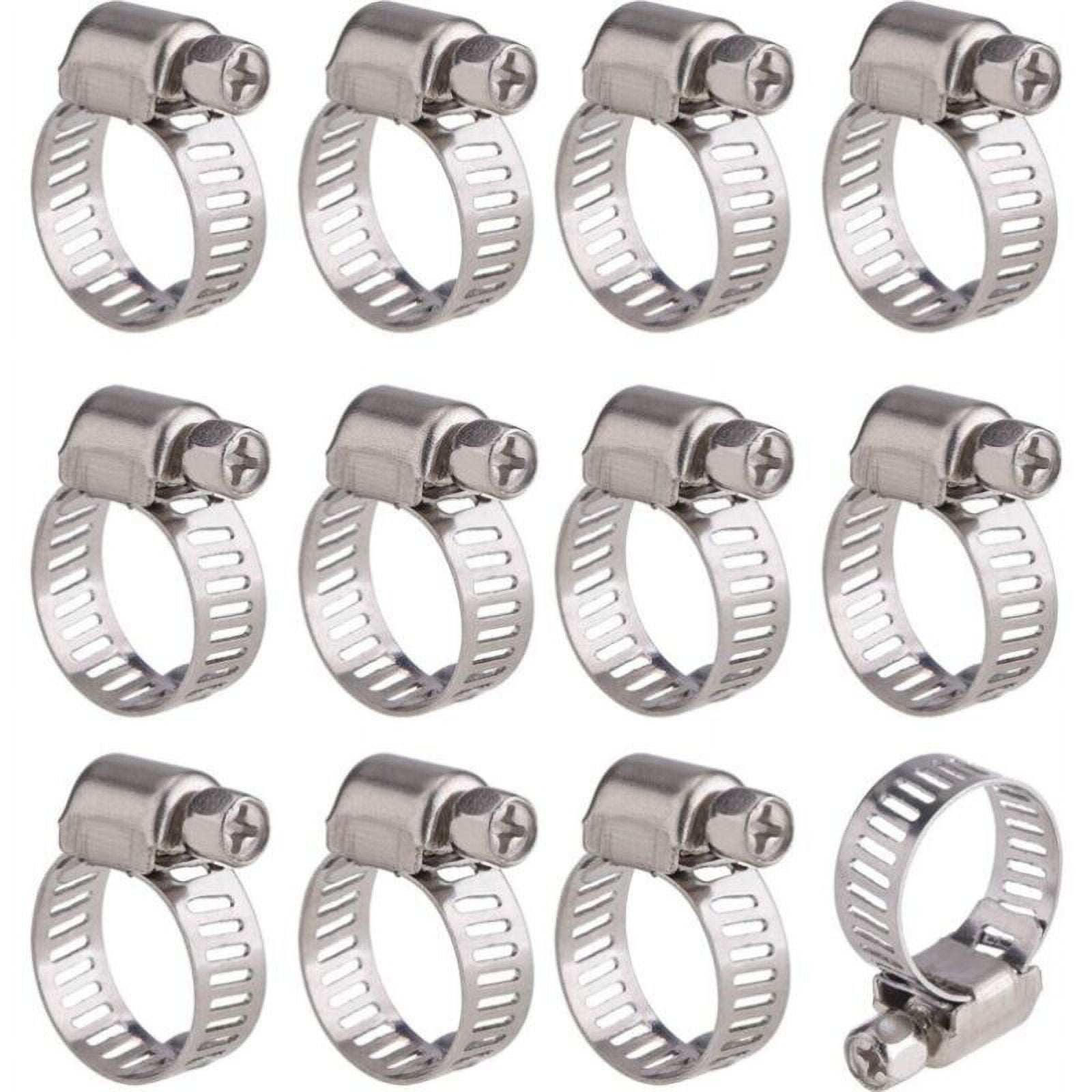 Sarapandan Betterlife 12 Pieces Adjustable Hose Clamp Stainless Steel ...