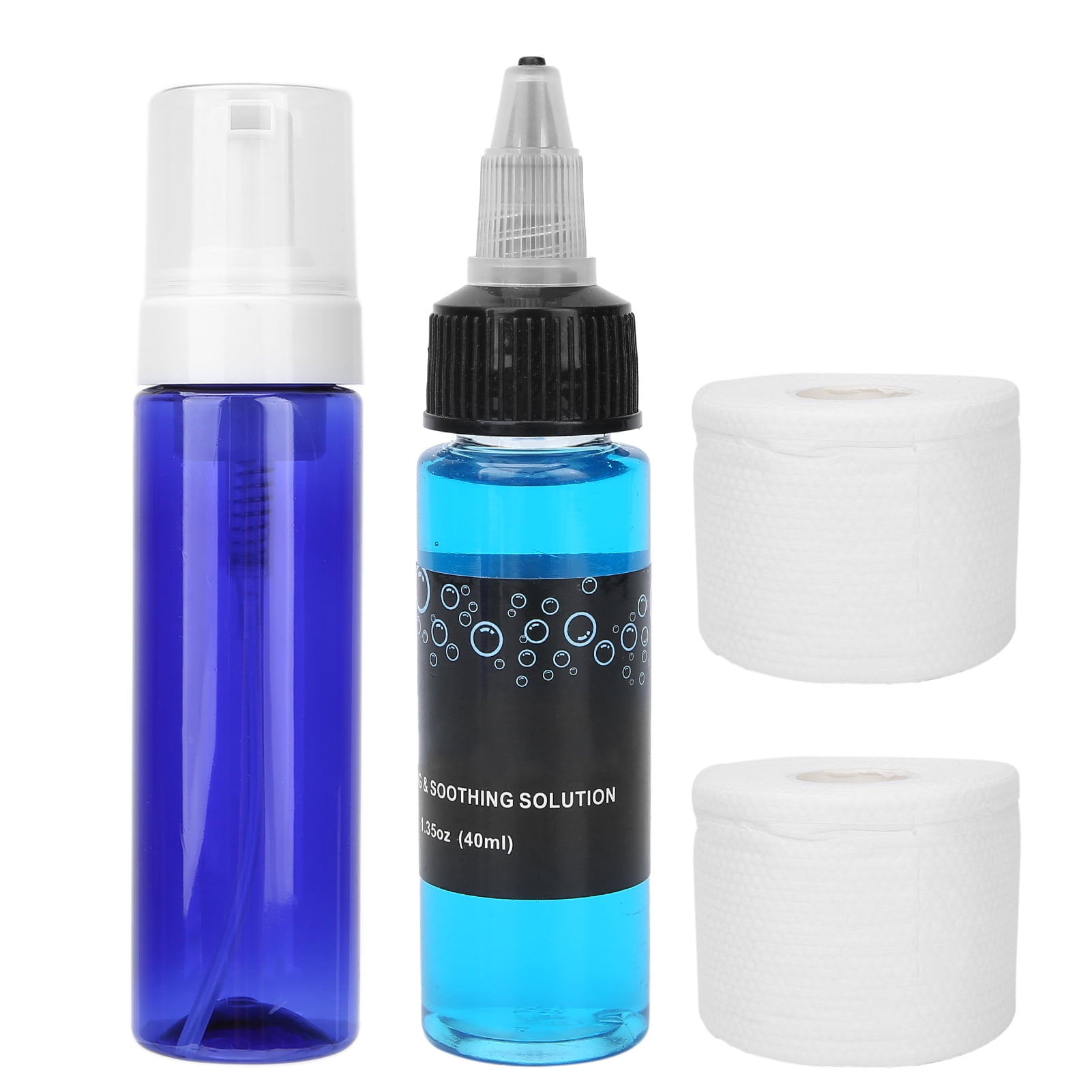 Sarapandan Blue 40ml Empty Foam Soap Dispenser with Paper Towel Set - Tattoo Aftercare Cleaning ...