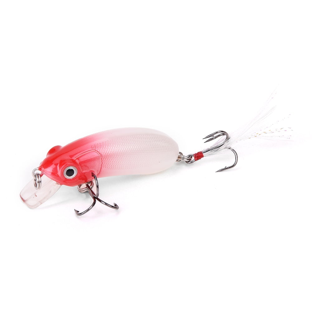 Sarapandan Colorful Mouse-Shaped Plastic Fishing Bait with Embedded ...