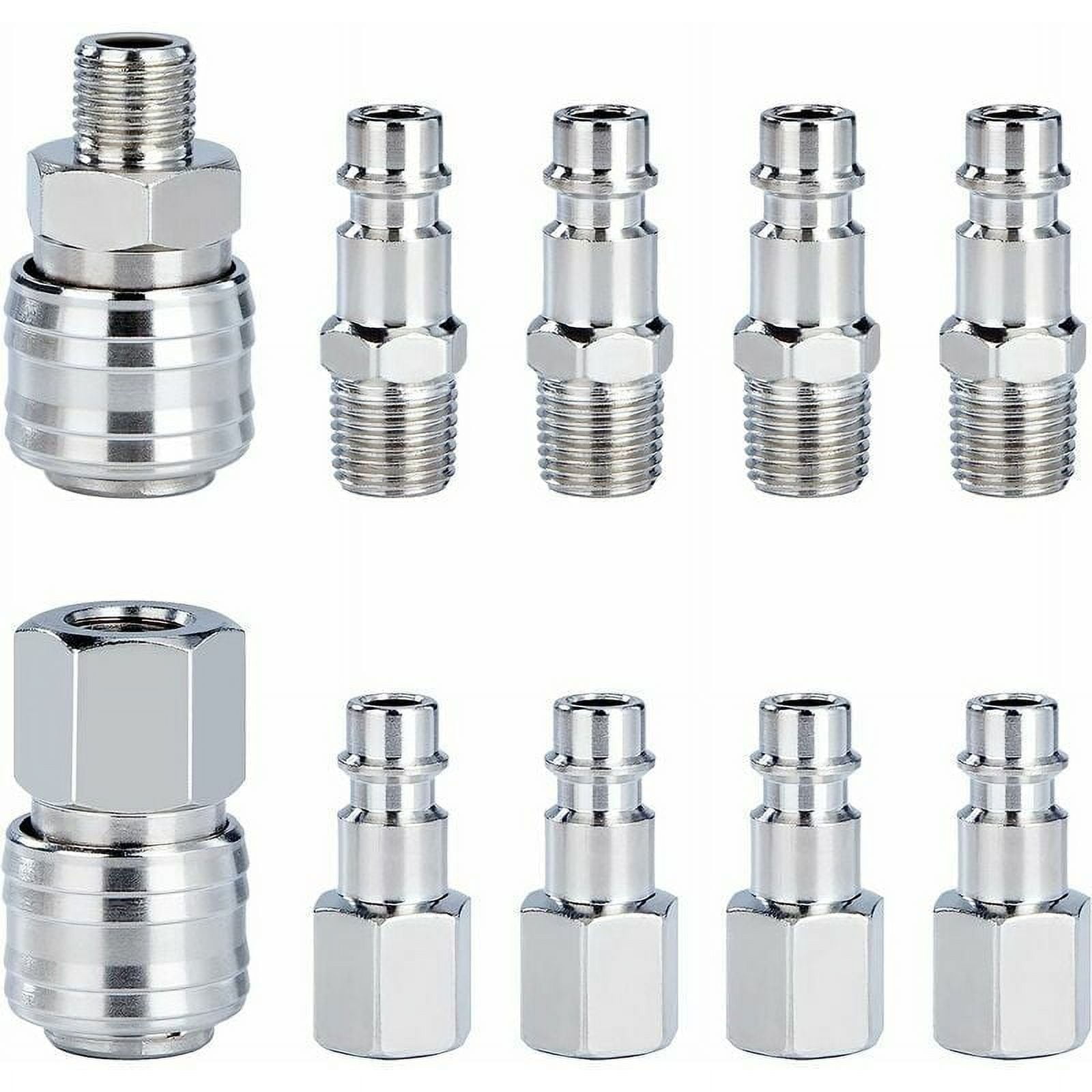 Sarapandan Compressor Quick Fitting 1/4" BSP Pneumatic Air Coupler Kit ...