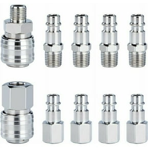 Air Hose Fittings for Home Improvement in Various Sizes and Materials