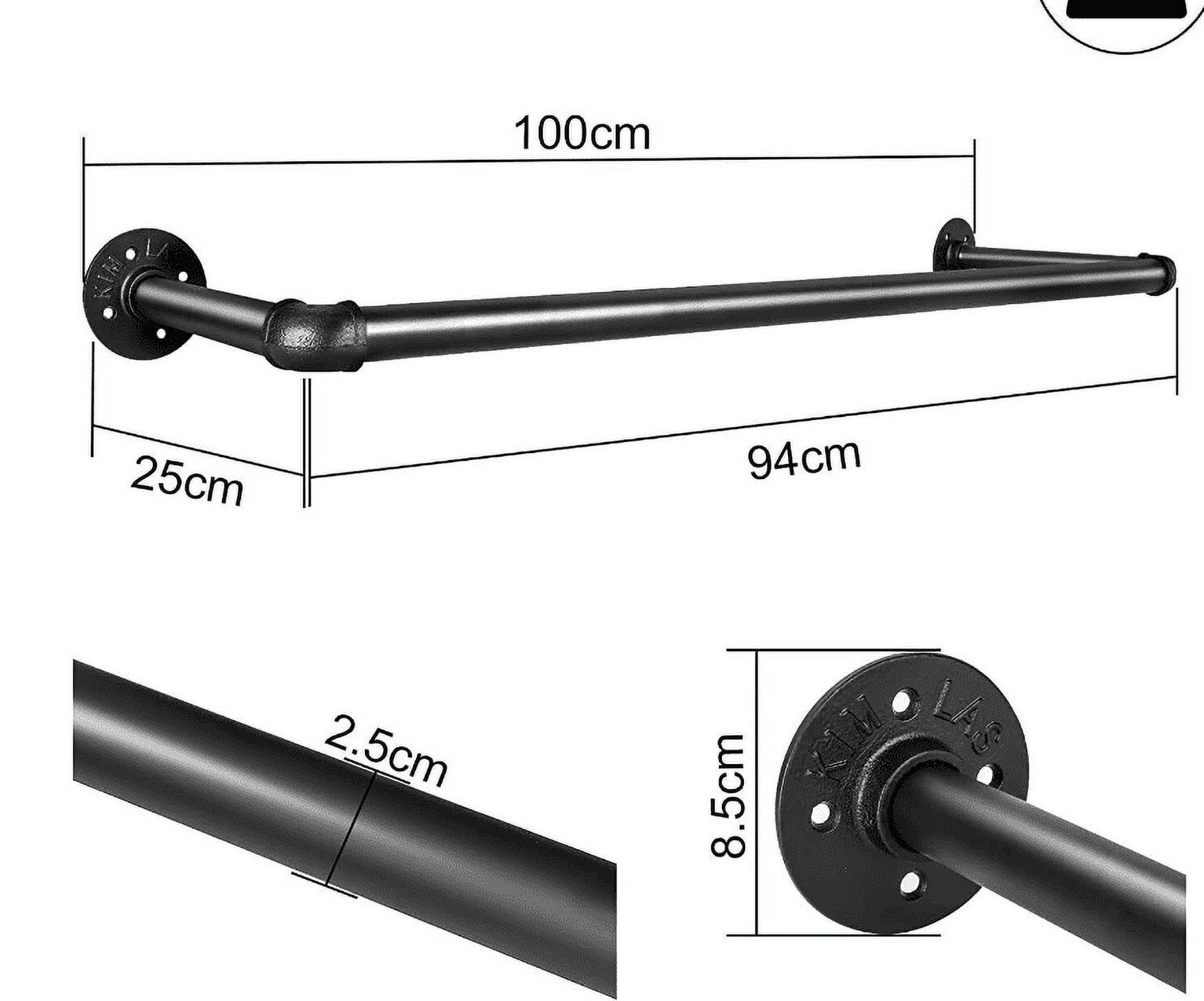 Sarapandan Heavy duty clothes rail coat rail industrial coat rack for ...