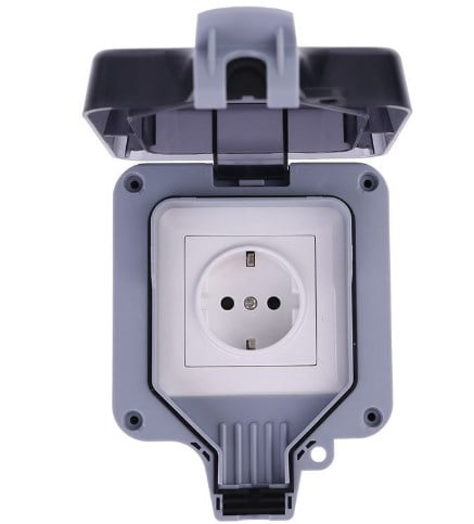 Sarapandan IP66 outdoor wall socket socket garden socket outdoor socket ...