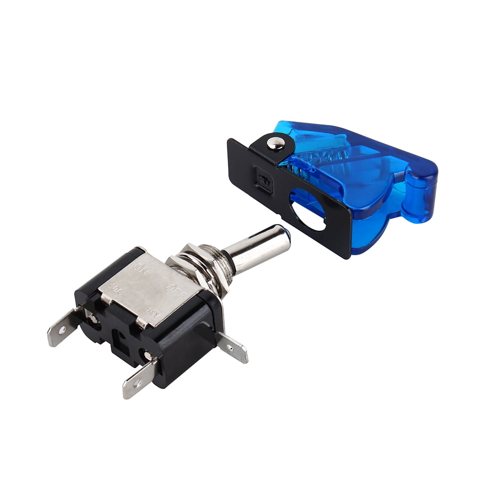 Sarapandan Metal Latching LED Toggle Switch, 16mm, 1NO 1NC, 12V ...