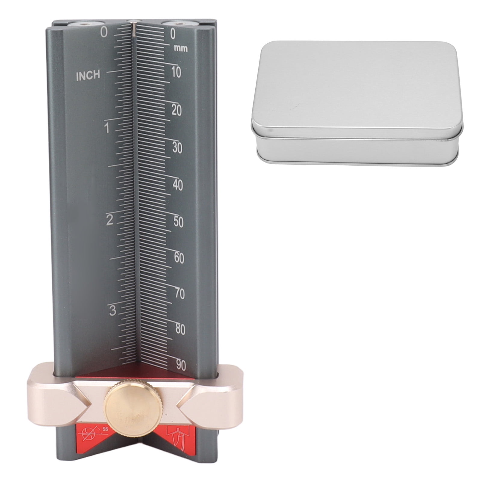 Sarapandan Precision Drill Measure for Grinding & More 3-in-1 Woodworking Depth, Angle & Height ...