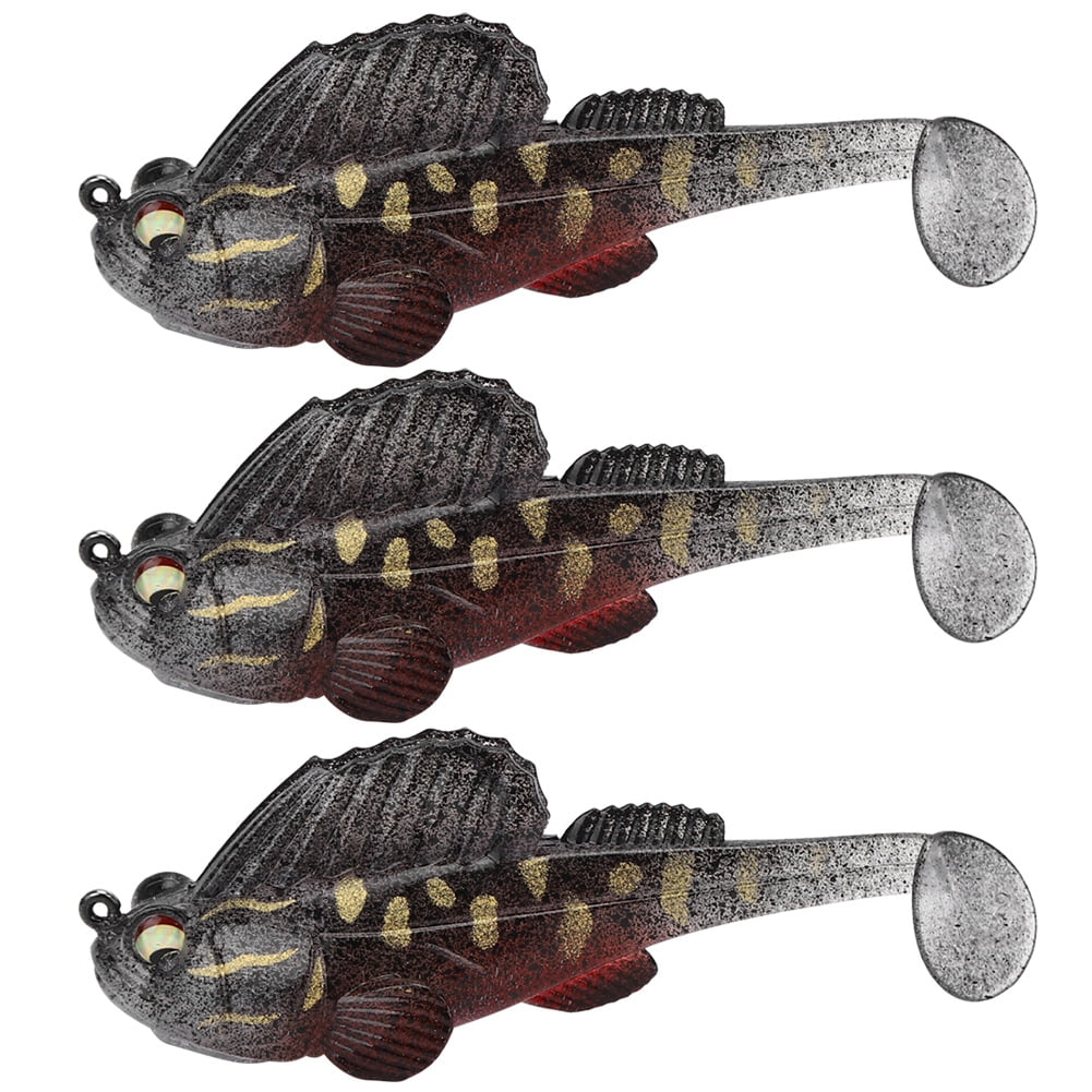 Sarapandan Realistic 3PCS Fish-Shaped Lure Baits with Ultra-Sharp Hooks ...