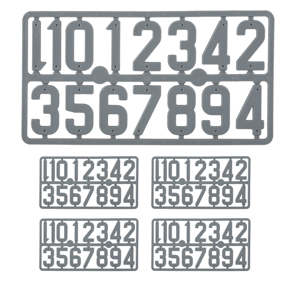 Sarapandan 5PCS Plastic Beehive Digital Card Number Sign Frame ...