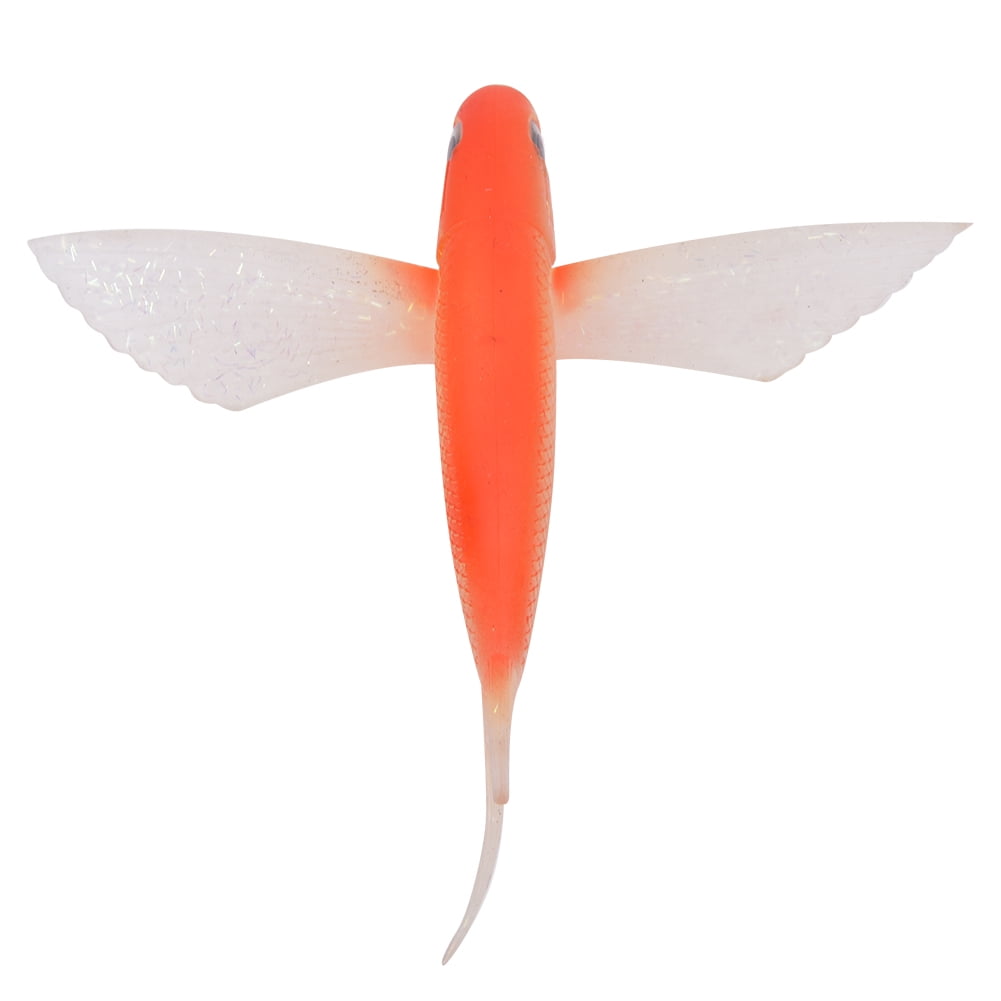 Lifelike Fly Wing Fish Lure for Ultimate Fishing Adventure Red 6.7in ...