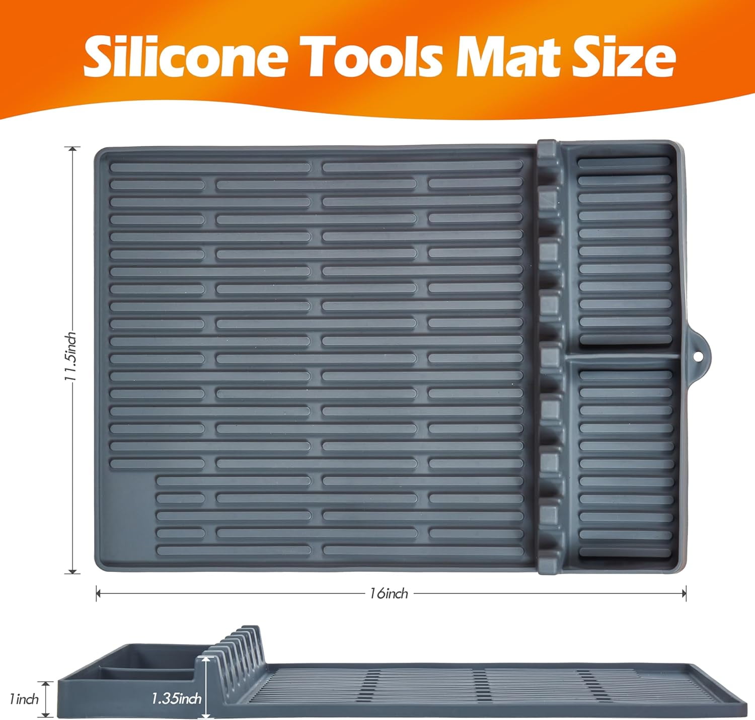 Sarapandan Silicone Griddle Tools Mat for Blackstone, Large Silicone ...