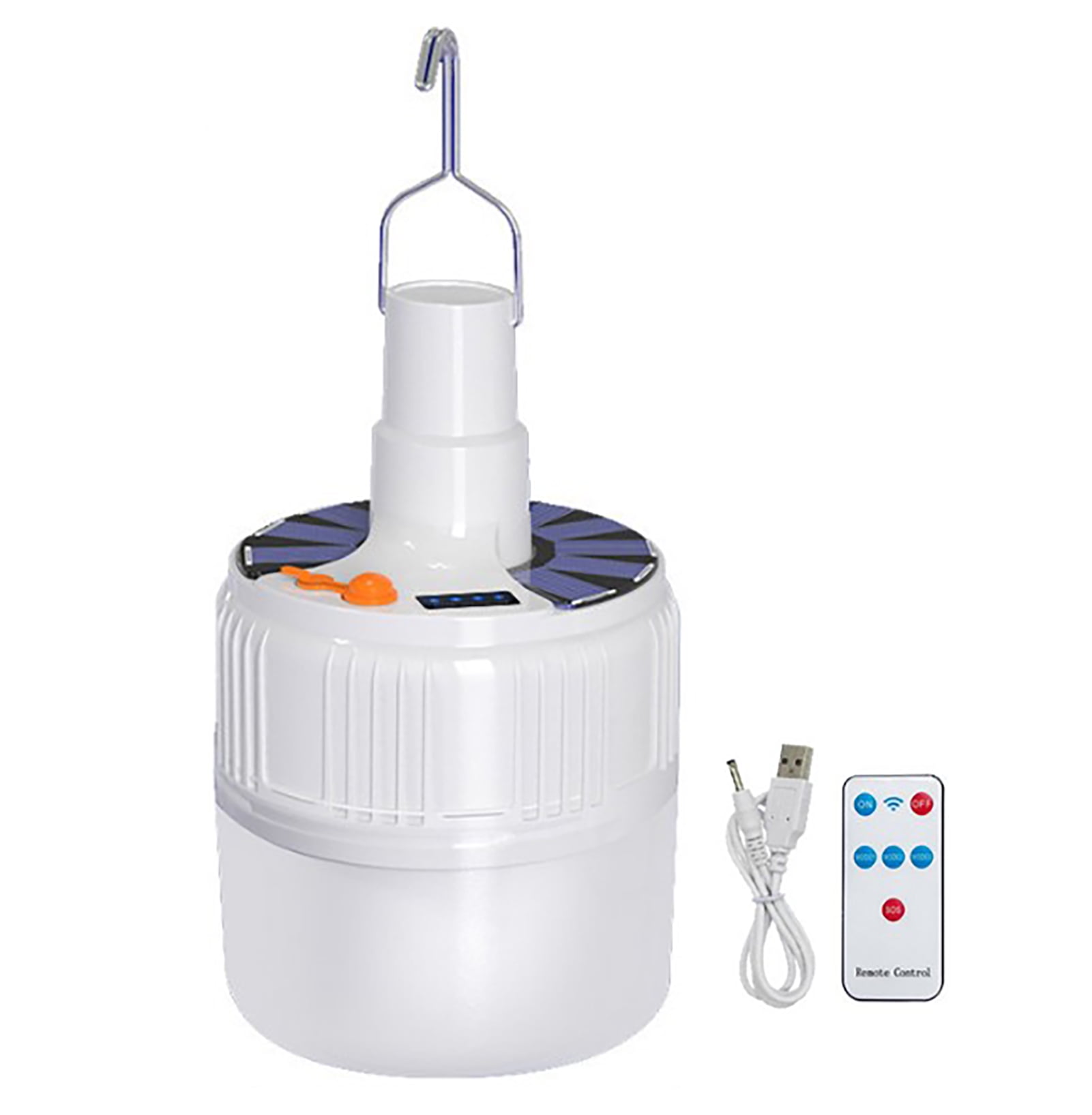 Sarapandan Solar Rechargeable LED Light Bulb Rechargeable Remote ...