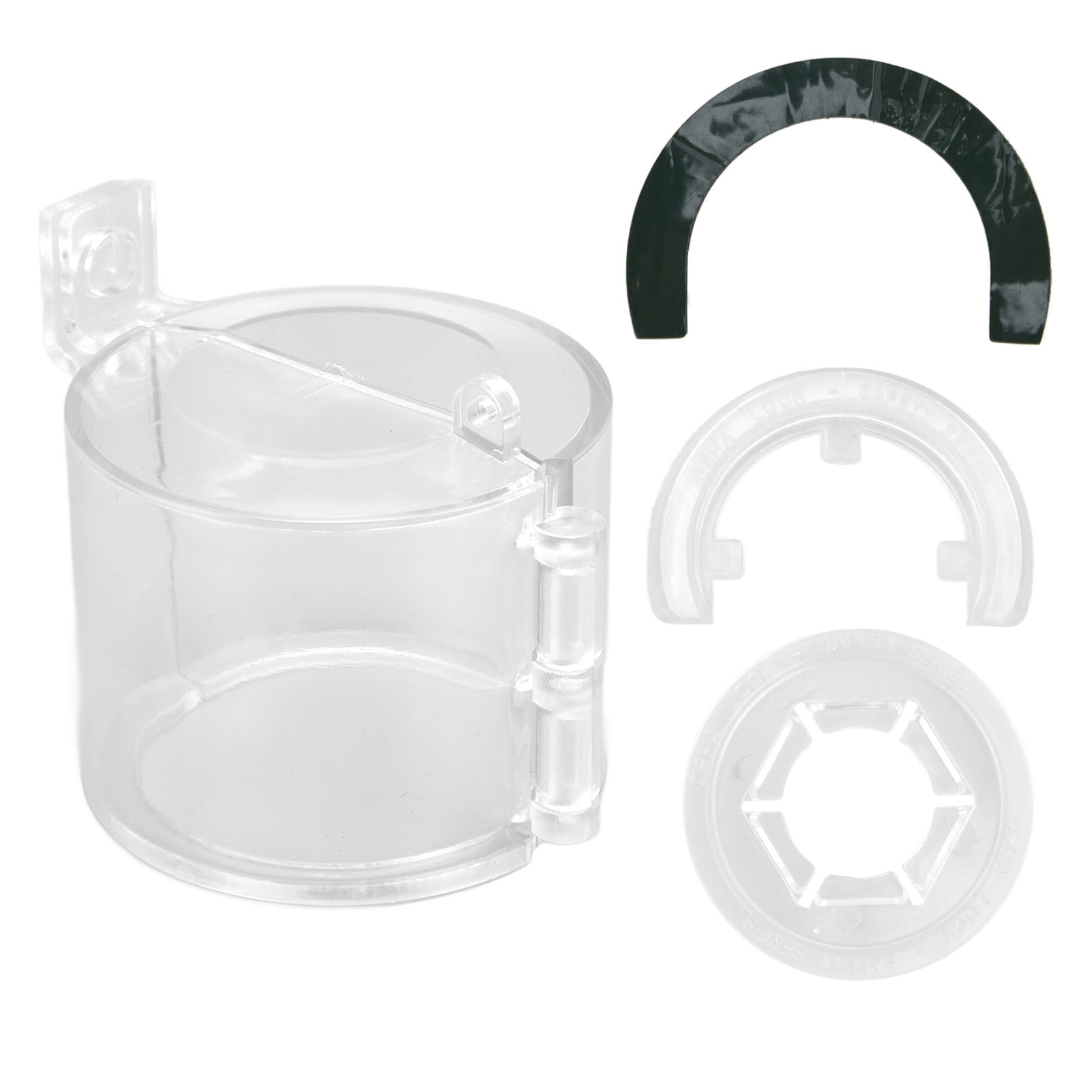 Sarapandan Transparent Emergency Stop Switch Guard, 22mm/0.87in, for ...